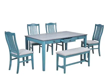 Grey Yellow Blue Dining Room Decor Ideas Inspiration